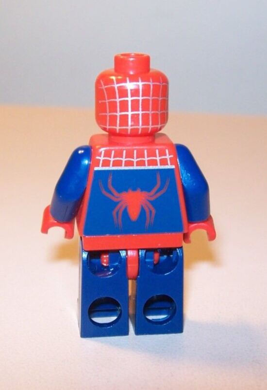 Lego Spider-Man 2 Minifigure SPD028 Dark Blue/Silver Web | eBay