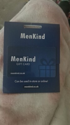 Menkind Gift Card | eBay UK