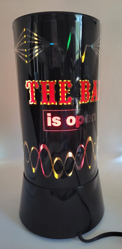 Vintage "The Bar Is Open" Motion Light / Lamp, Working. 12.5" Tall | eBay