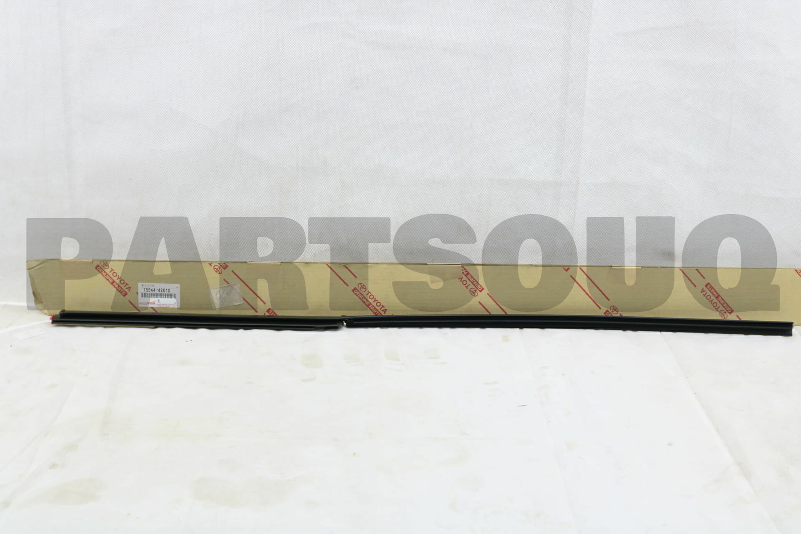 7554442010 Genuine Toyota MOULDING, WINDSHIELD, OUTSIDE NO.2 LH 75544 ...