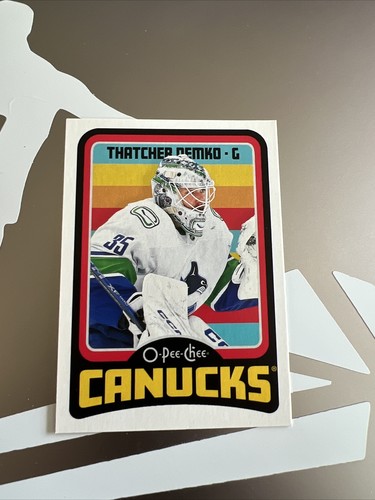 Thatcher Demko 2024-25 O Pee Chee Hockey Retro #526 Canucks Hockey Card ...