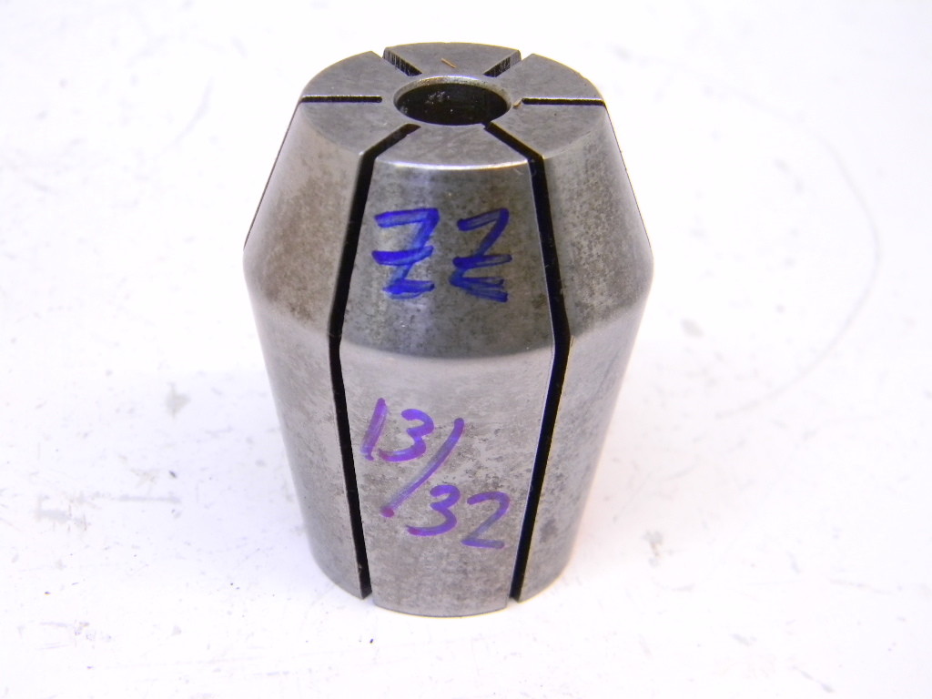 USED UNIVERSAL ENGINEERING SERIES "ZZ" 13/32" DOUBLE TAPER COLLET .4062 ...