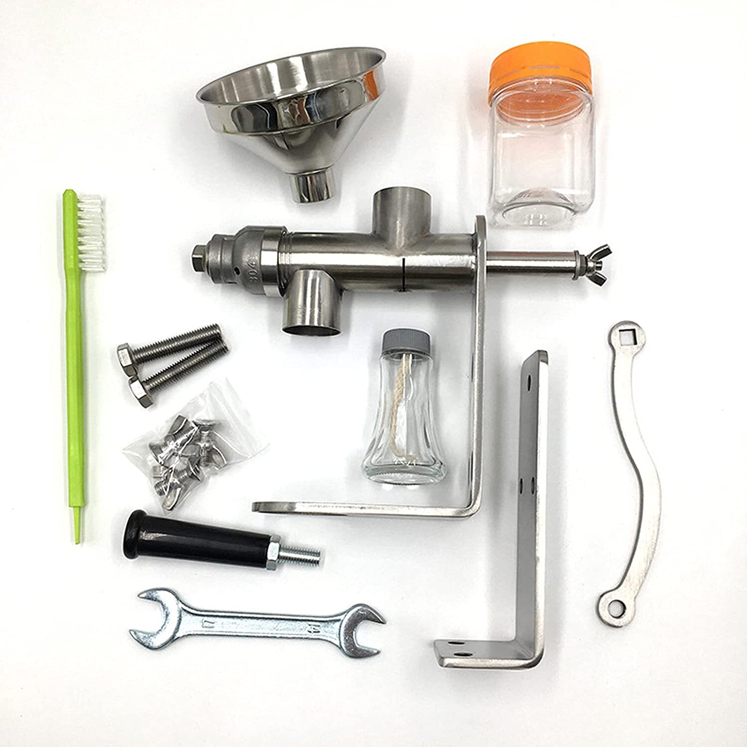 Manual Oil Press Machine Household Stainless Steel Extractor Hand Press ...