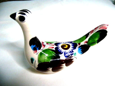Bird figure Mexico (1572g2) Preowned RS mexico hand painted | eBay