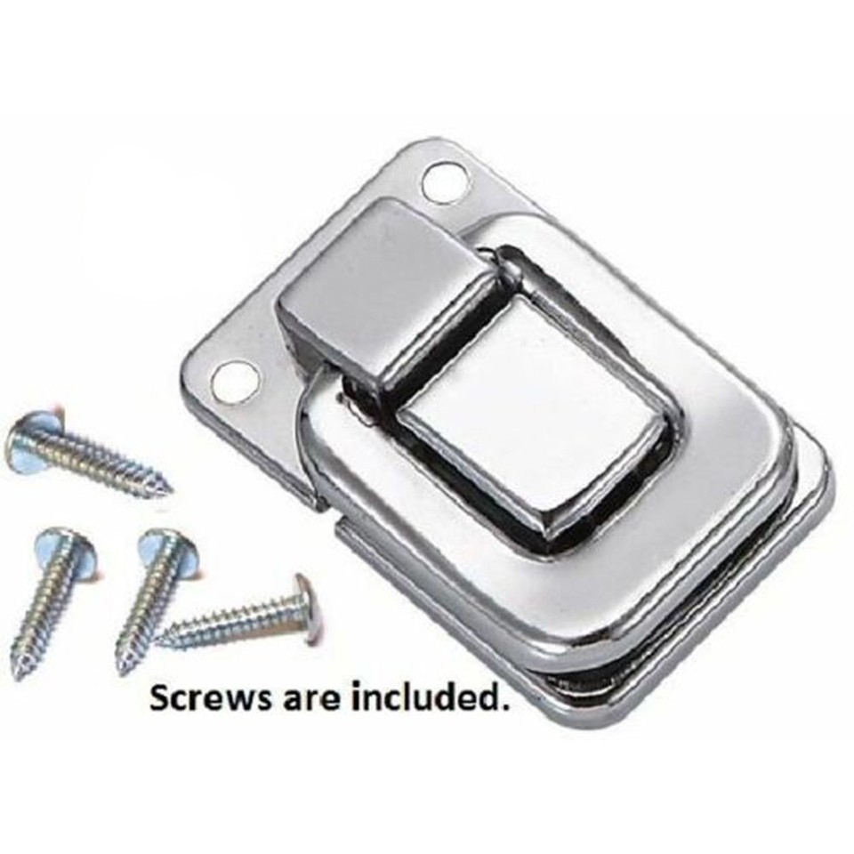 Set of 6 Nickel Finish Toggle Latch Clips for Suitcase and Trunk with ...