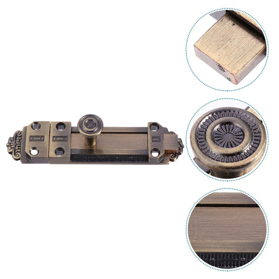 Retro Vintage Zinc Alloy Slide Door Bolt Barrel Latch Gate Security ...