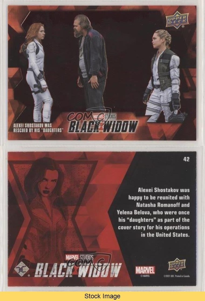 2021 Upper Deck Marvel Black Widow Alexei Shostakov Natasha Romanoff ...