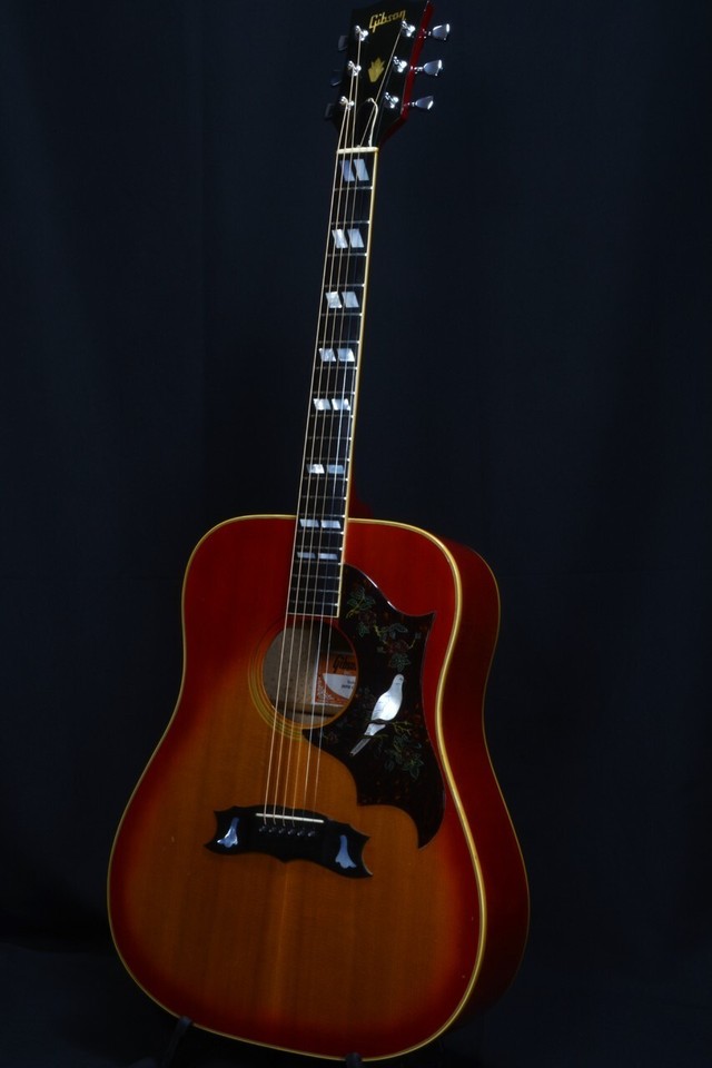 Gibson Dave Custom Cherry Sunburst 1977 acoustic guitar | eBay