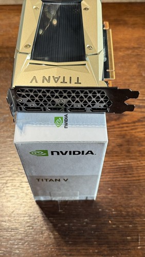 NVIDIA TITAN V Volta 12GB HBM2 3 x DisplayPort, 1 x HDMI Video Graphic ...