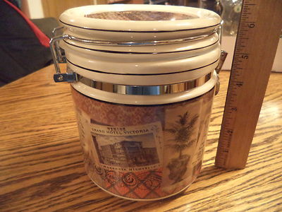 CERTIFIED INTERNATONAL CANISTER BY PAMELA GLADDING HOTEL DE LA LINGURIE ...