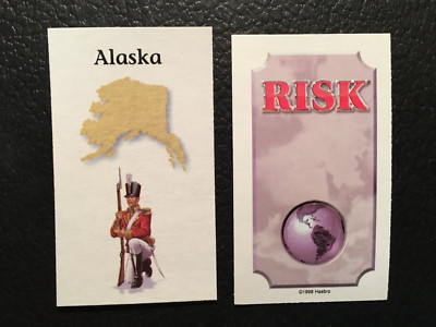 Risk 1998 Alaska TERRITORY CARD Game Replacement Piece / Part HASBRO | eBay