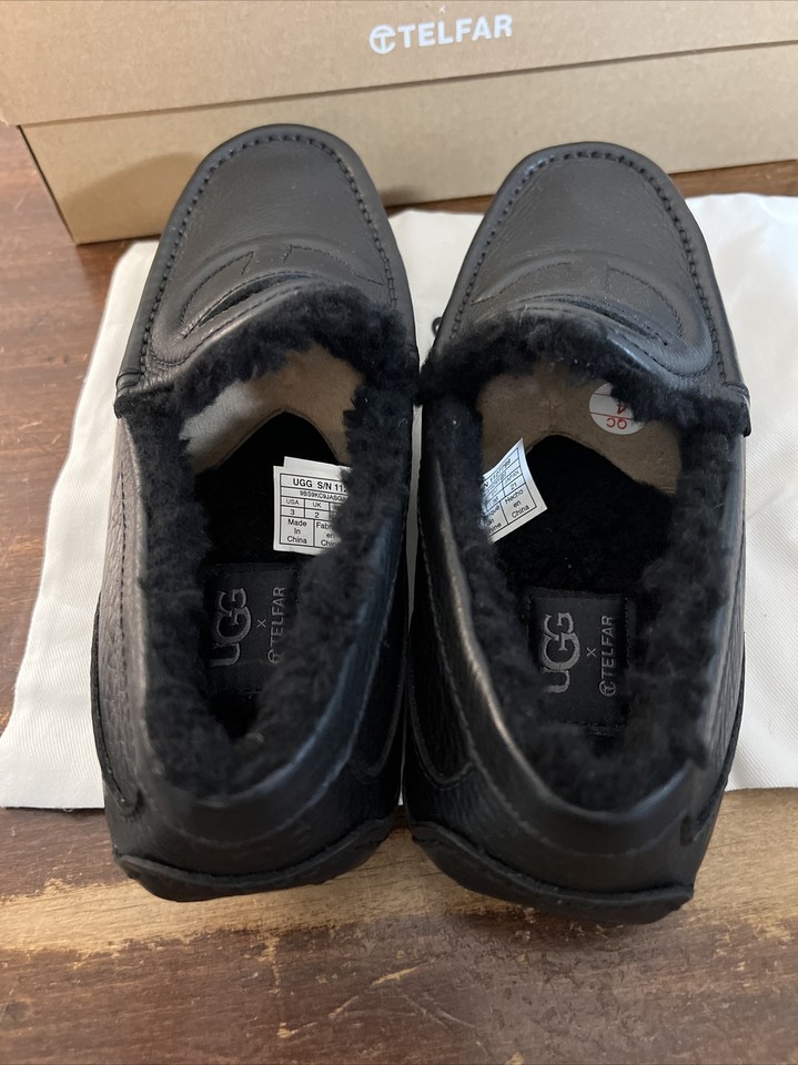 UGG X TELFAR LOGO LOAFER 1127799 BLACK MEN’S SIZE 3 US. (100% AUTHENTIC ...