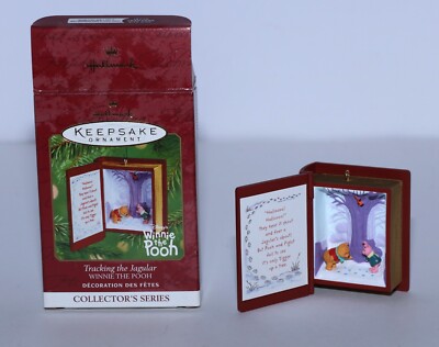 2001 Hallmark Keepsake Ornament Tracking The Jagular Winnie The Pooh #4 ...