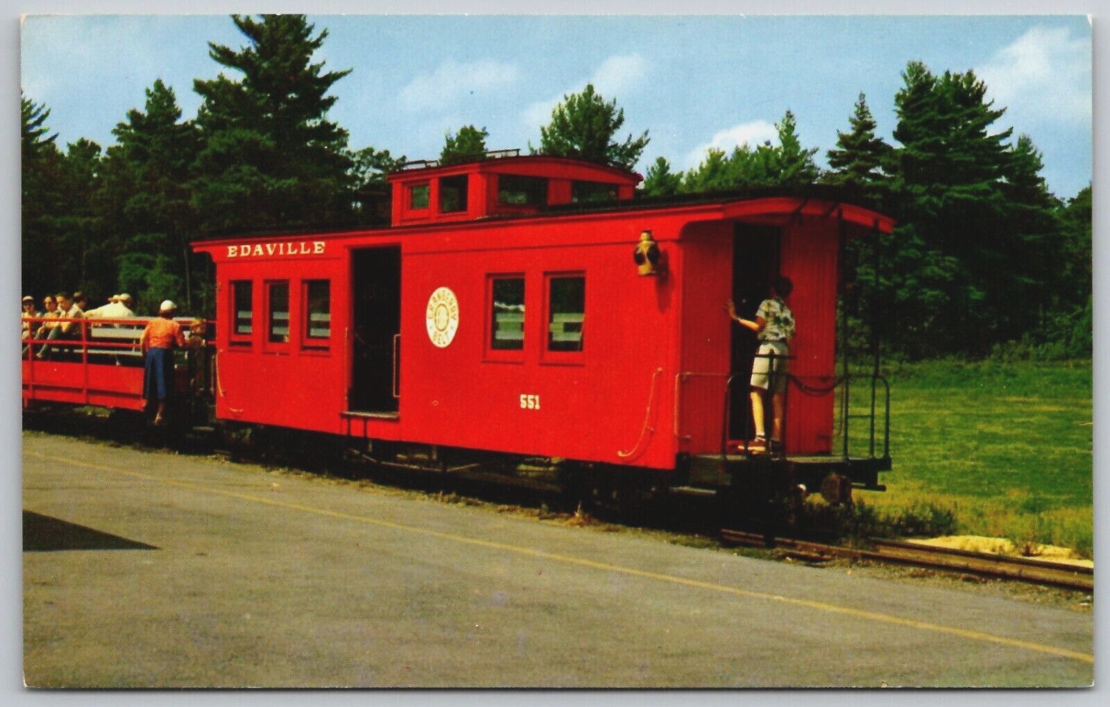 Vintage Postcard - Edaville Railroad Caboose - South Carver ...