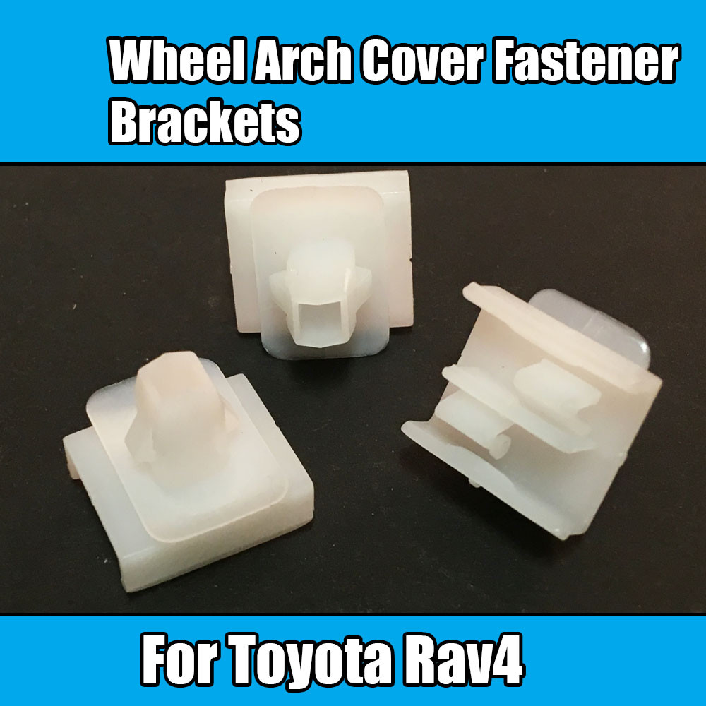 20x Clips For Toyota Rav4 Wheel Arch Cover Fastener Brackets White ...