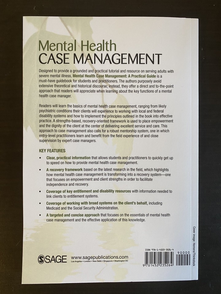 Mental Health Case Management : A Practical Guide by Carol M. Anderson ...