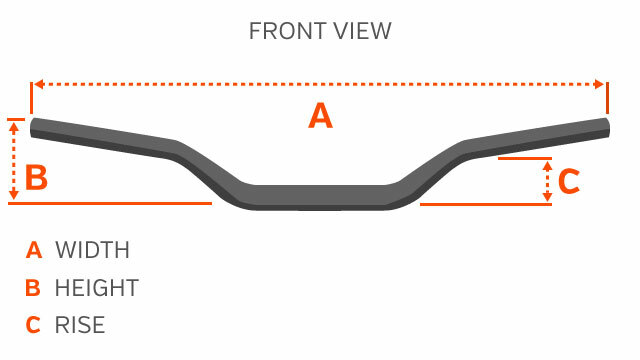 Pro Taper NEW EVO Adventure High Bend Dust Hustle Motorcycle Touring ...