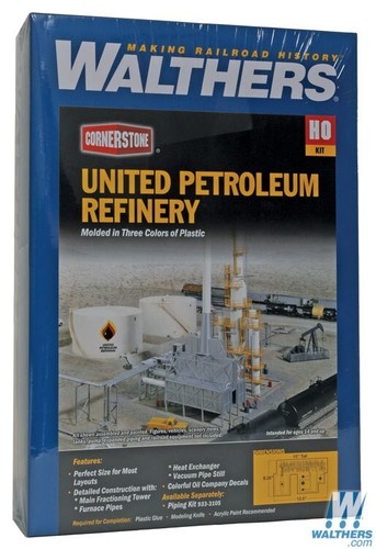 Walthers 933-3705 United Petroleum Refining Kit HO Scale Train | eBay