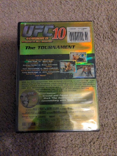 UFC Classics: Volume 10: The Tournament (DVD) 31398100515 | eBay