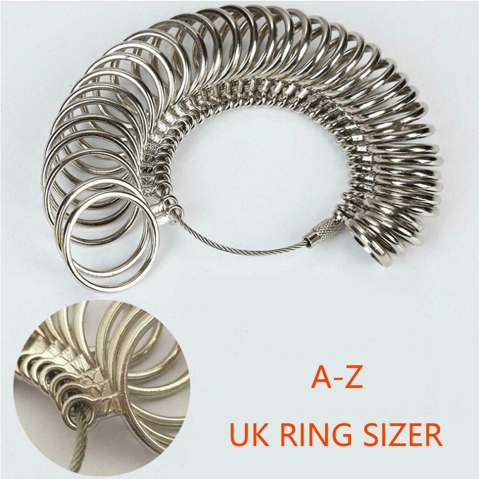 UK Ring Finger Sizer Size Measure Gauge All British Sizes A-Z+1 - Free ...