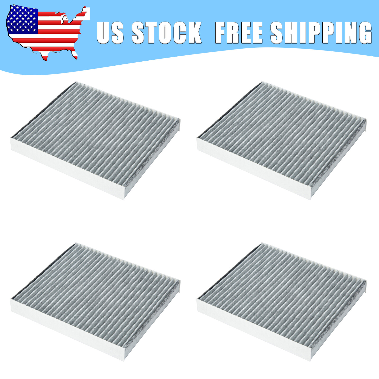 4x Cabin Air Filter For Kenworth Peterbilt Replace X1987001 CAF1815P ...