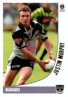 2003 NEW ZEALAND WARRIORS NRL Card JUSTIN MURPHY Daily Telegraph | eBay ...