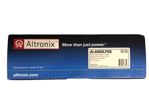 ALTRONIX POWER SUPPLY AL400ULPD8 8FUSE 12VDC @ 4A OR 24VDC @ 3A | eBay