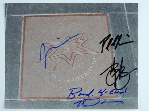 The Tragically Hip JSA Signed Autograph Gord Downie 8 x 10 Photo REAL ...