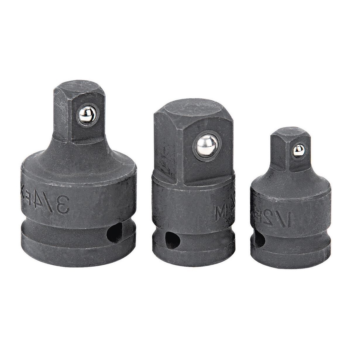 Impact Wrench Socket Adapter Set 1/2 to 3/8", 1/2 to 3/4", 3/4 to 1/2 ...