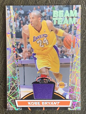 2007-08 Topps Stadium Club Beam Team Relic - Kobe Bryant - Worn Jersey ...