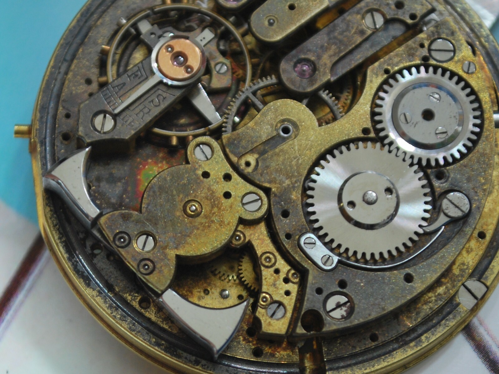 Vintage Swiss Repeater Pocket Watch Movement -- For P… - Gem