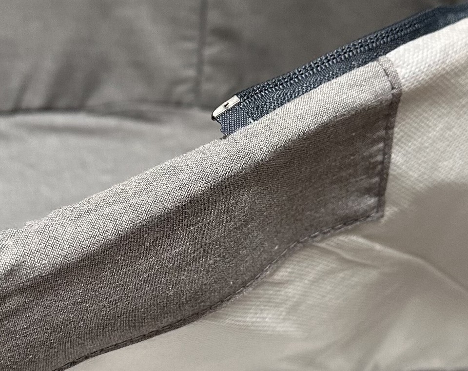 ⭐️ Mamas & Papas OCARRO GREY REPLACEMENT CARRYCOT LINER BLUE MIST ZIP ...