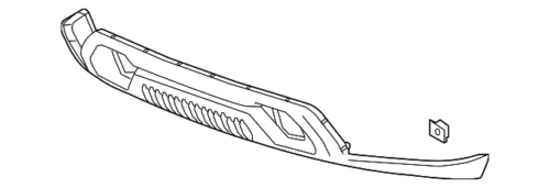 GM Front Bumper Lower Fascia 84225828 | eBay