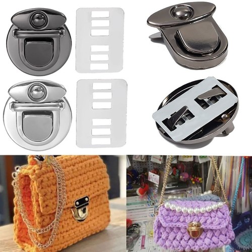 1/5Pcs DIY Components Bag Clasp Metal Locks for Handbags Purse Totes | eBay