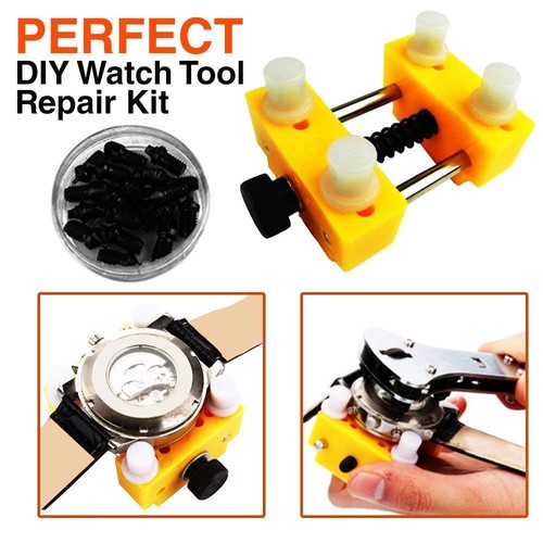 Set of Watch Repair Kit, 3 Point Wrench Screw Case Remover Tool ...