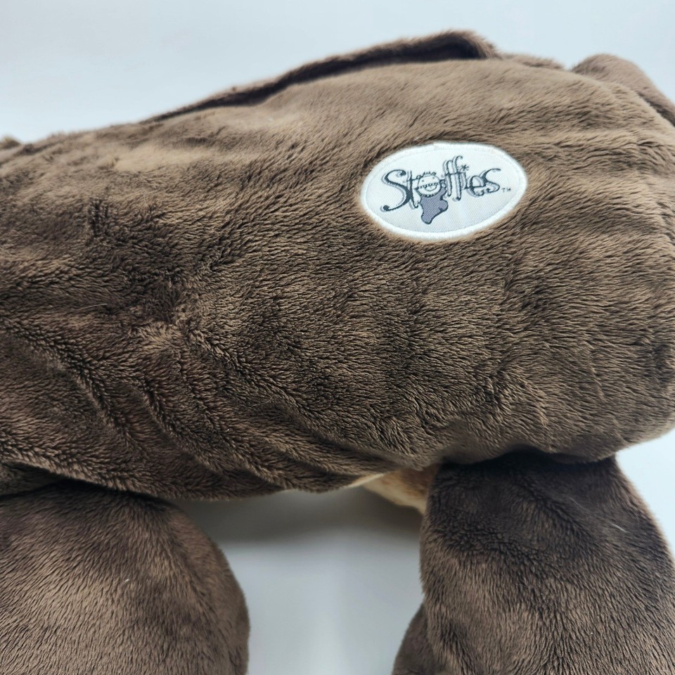 Stuffies Scout the Monkey Plush Toy Zippered Mouth Storage Stuffed ...