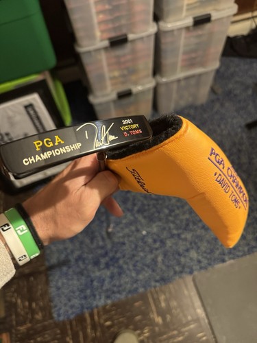 David Toms 2001 Victory Scotty Cameron Putter 091/265 With Head Cover ...