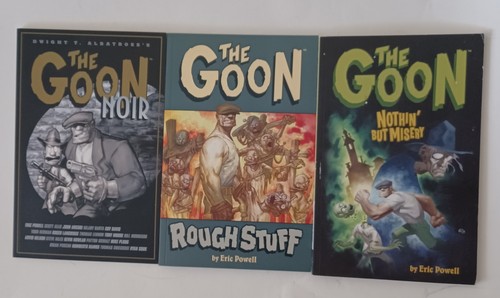 Lot of 3 The Goon Graphic Novels Dark Horse TPB Goon Noir + #0 & 1 ...