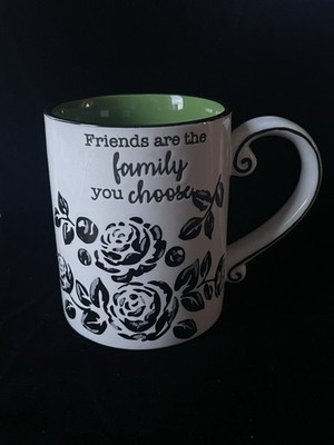 Cracker Barrel Coffee Cup Mug “Friends are Family You Choose” | eBay