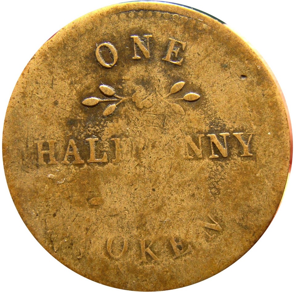 Canada Half Penny Token 1815 PE-9A Sailing Ship Schiff | eBay