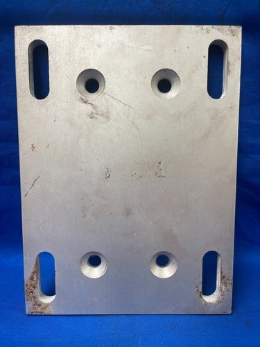 80/20 ALUMINUM FLOOR LOCK BASE PLATE 8" X 6" X 1/2" 4 MOUNTING HOLE ...