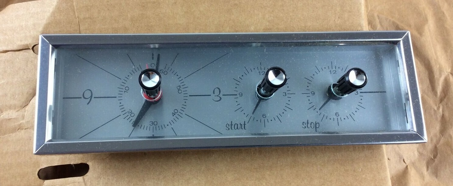Genuine Vintage General Electric GE Oven Clock Timer 3AST23BA419A1B ...