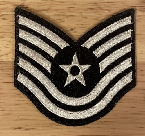 Vintage US Air Force Technical Sergeant Rank Patch Insignia E-6 E6 USAF ...