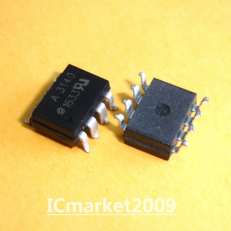 50 PCS HCPL-3140 SOP-8 HCPL3140 A3140 SMD-8 IGBT Gate Drive Optocoupler ...