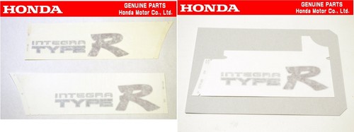 HONDA 94-01 DC2 Integra TYPE-R "BLACK" Rear & Side Fender Decal set OEM ...