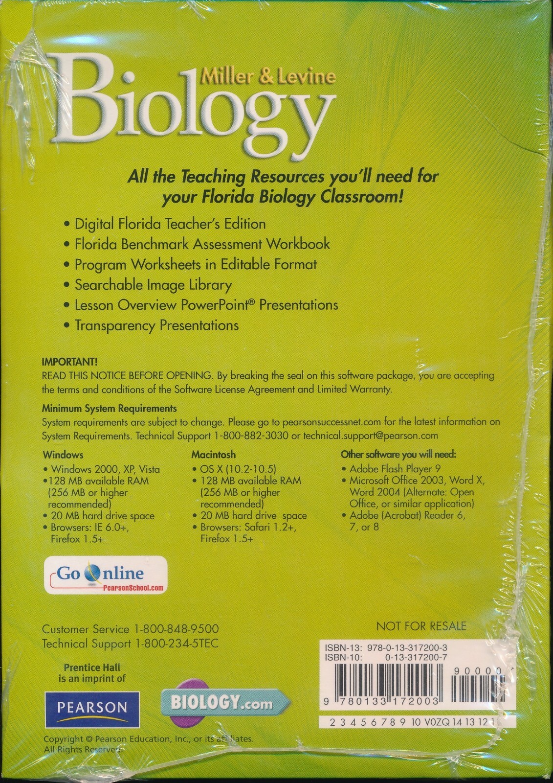 Miller & Levine Biology Florida Edition for sale online | eBay