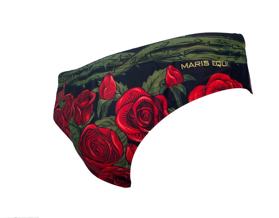 Men's Red Rose Swim Brief. Red Rose. Mankini , Bikini, Swimwear ...
