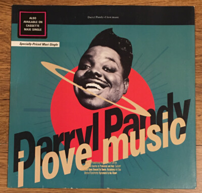 Darryl Pandy~I Love Music 12" Single~1990 House~Gold Stamp Promo ...