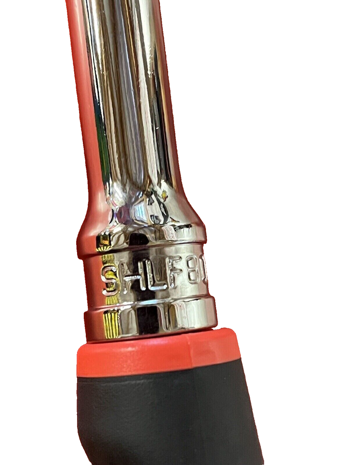 SNAP ON TOOLS 1/2" Drive 25" Long Handled RED Dual 80 Flex Head Ratchet ...