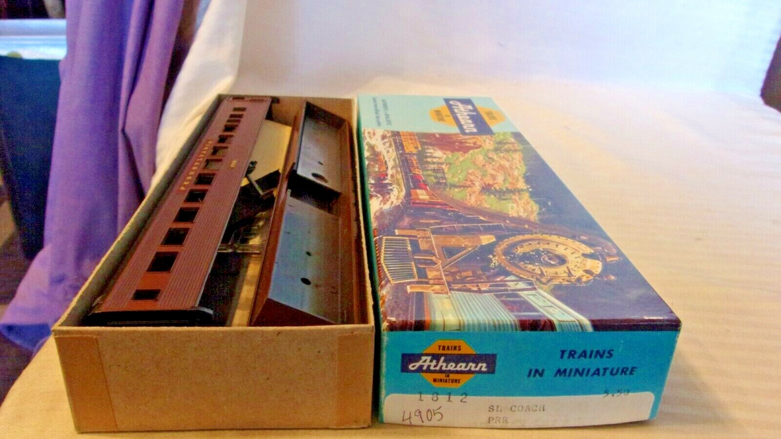 Athearn HO Scale PRR Streamline Passenger Coach Kit 1812 for sale ...